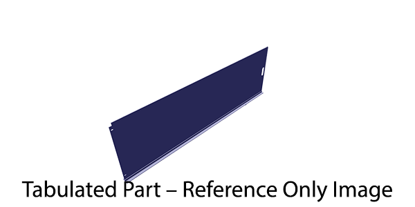 DIVIDER ASSY,HOSEBED,SGL SHEET - pierce