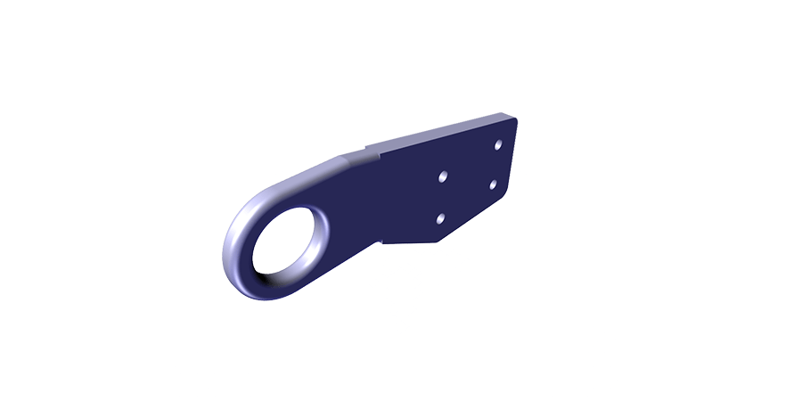 TOW EYE,THRU BUMPER FRONT - pierce