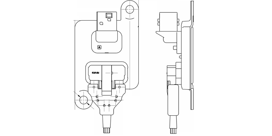 SENSOR,NOX,DPF OUT - pierce
