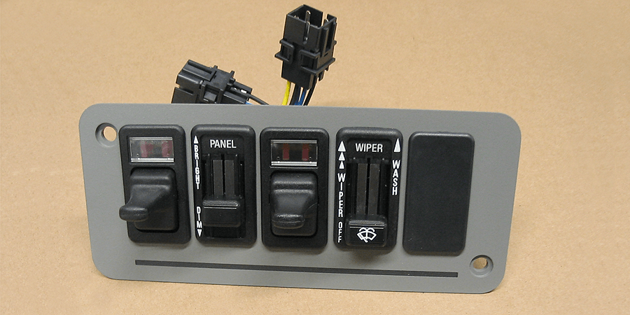 SWITCH PANEL ASSY,5 POSITION - pierce