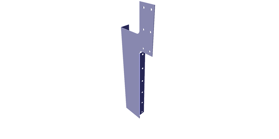 SUPPORT,LR2 VERT FRAME - pierce