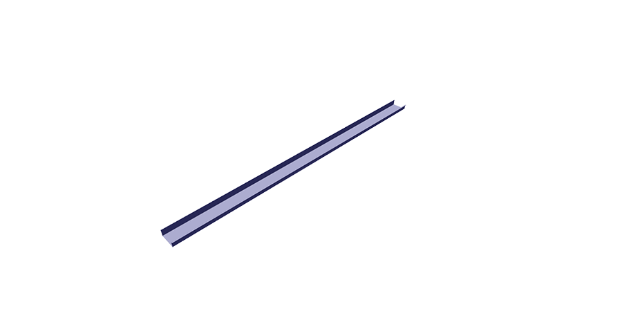 LADDER GUIDE TROUGH,2-SECT,S/S - pierce
