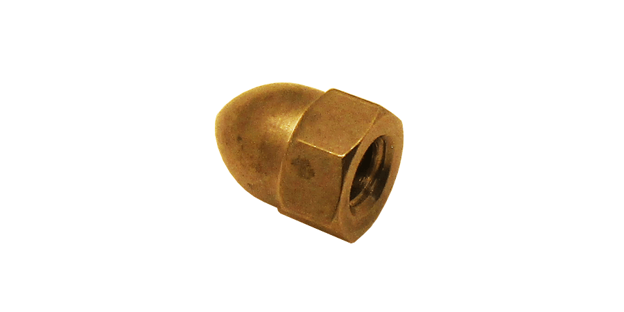 NUT,ACORN,HIGH CROWN,S/S - pierce